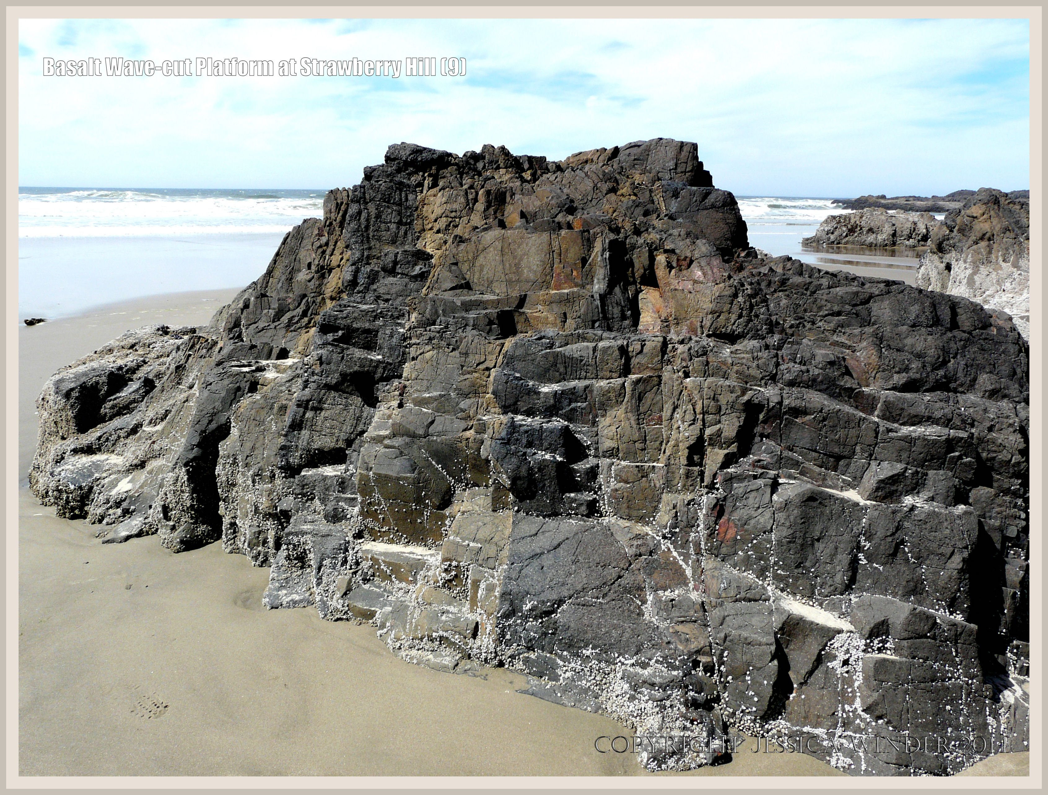 Basalt on the Beach at Strawberry Hill – 2 – Jessica's Nature Blog